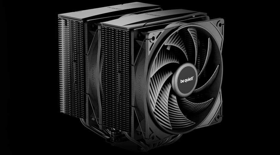 be quiet! Pure Rock Pro 3 Black 120mm Rifle CPU Cooler Socket compatibility Intel 1851 / 1700 ...